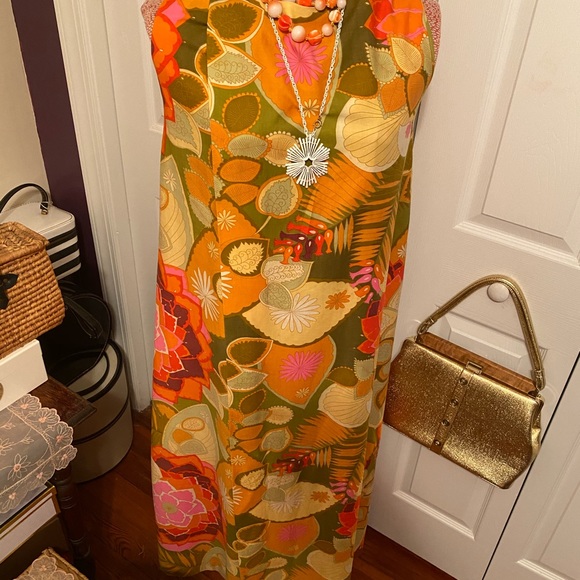 Franklin Simon | Dresses | Vintage 96s70s Franklin Simon Maxi Wrap ...